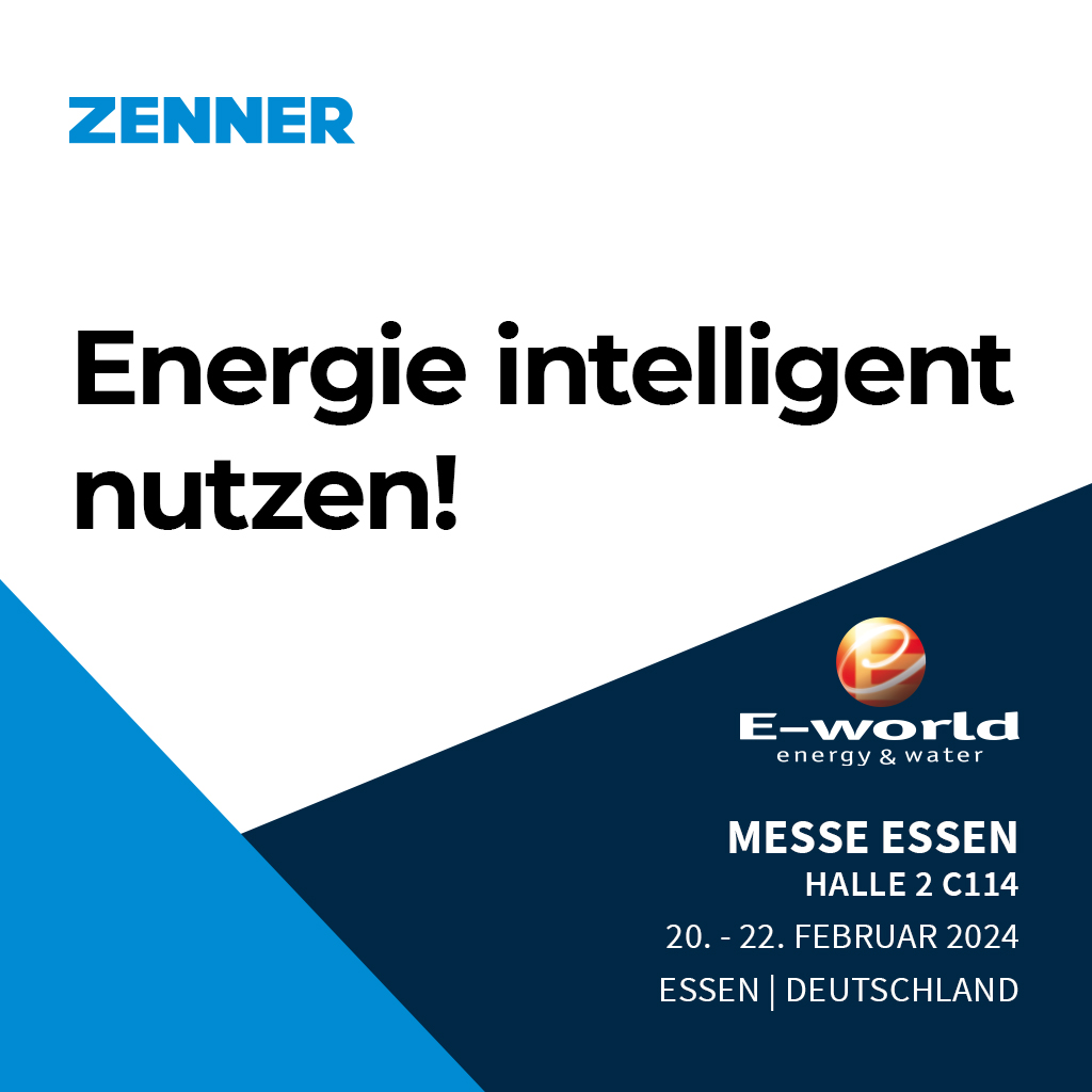 Treffen Sie uns auf der E-world Energy & Water vom 20.-22.2.2024